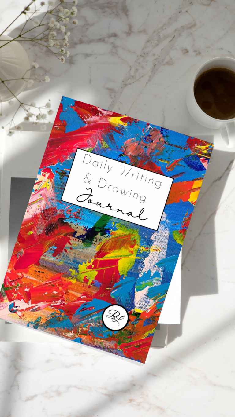 New Daily Writing & Drawing Journal Cover – Palm Trees & Loyalties